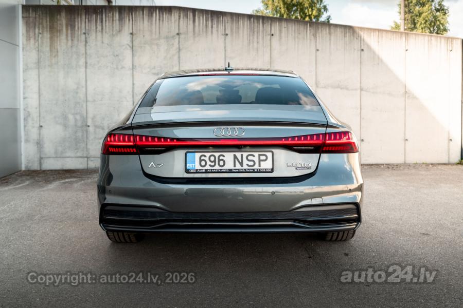 Pelēks Audi A7 Sportback 2021 Tartu, ar dzinēja tilpumu 3.00 L un nobraukumu 75 tūkst. km par 47900 €, foto 8 vietnē AUTOMOTO.COM.LV