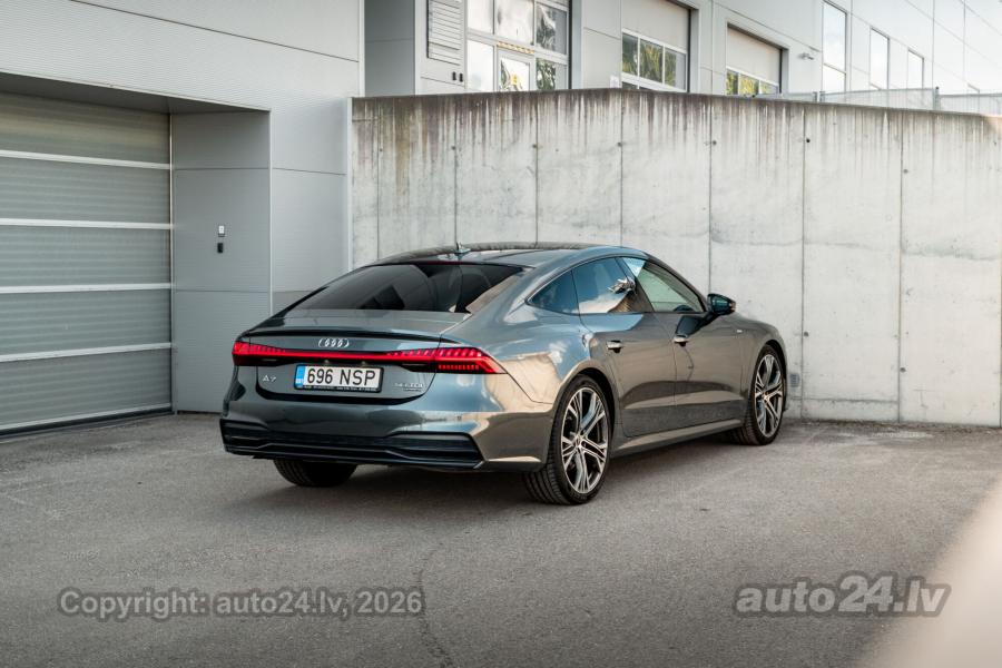 Pelēks Audi A7 Sportback 2021 Tartu, ar dzinēja tilpumu 3.00 L un nobraukumu 75 tūkst. km par 47900 €, foto 12 vietnē AUTOMOTO.COM.LV
