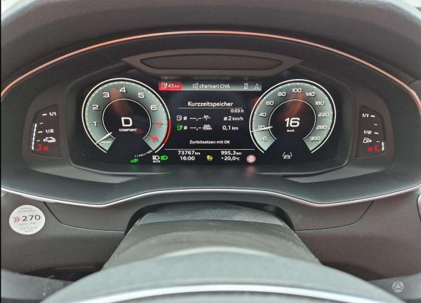 Pelēks Audi A7 Sportback 2022 Klaipėda, ar dzinēja tilpumu 1.98 L un nobraukumu 74 tūkst. km par 18400 €, foto 7 vietnē AUTOMOTO.COM.LV