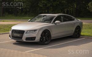 Grey Audi A7 Sportback 2010 in Riga, with an engine capacity of 3.00 L and mileage of 206 thousand km for 14650 €, photo  on AUTOMOTO.COM.LV