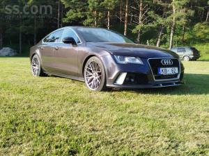 Grey Audi A7 Sportback 2010 in Liepaja, with an engine capacity of 3.00 L and mileage of 275 thousand km for 10800 €, photo  on AUTOMOTO.COM.LV