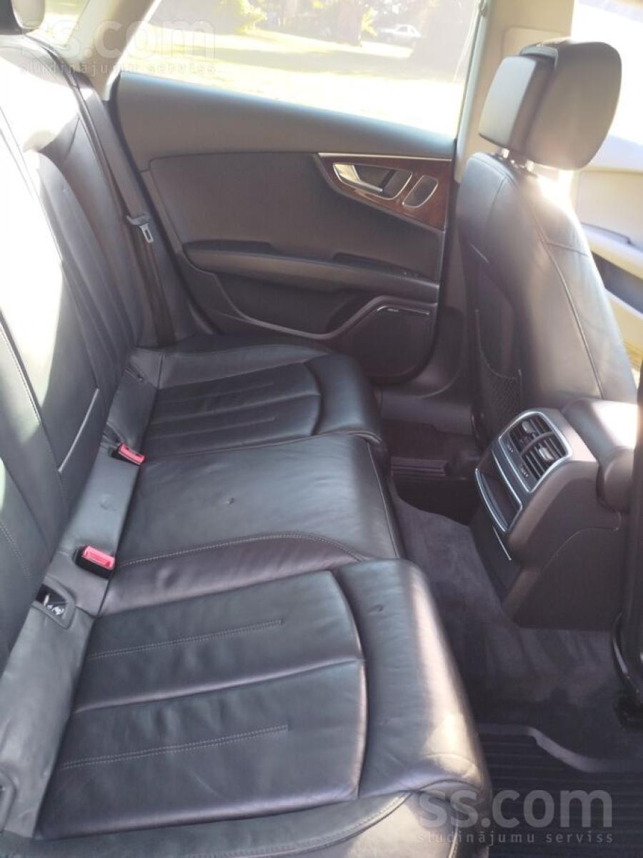 Pelēks Audi A7 Sportback 2010 Liepāja, ar dzinēja tilpumu 3.00 L un nobraukumu 275 tūkst. km par 10800 €, foto 8 vietnē AUTOMOTO.COM.LV