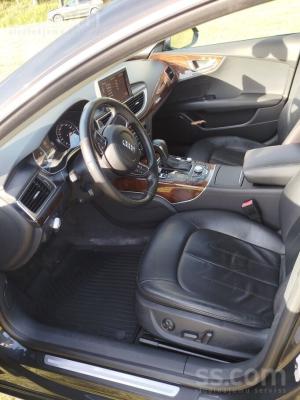 Pelēks Audi A7 Sportback 2010 Liepāja, ar dzinēja tilpumu 3.00 L un nobraukumu 275 tūkst. km par 10800 €, foto 12 vietnē AUTOMOTO.COM.LV