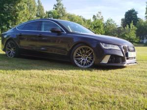 Pelēks Audi A7 Sportback 2010 Liepāja, ar dzinēja tilpumu 3.00 L un nobraukumu 275 tūkst. km par 10800 €, foto 14 vietnē AUTOMOTO.COM.LV