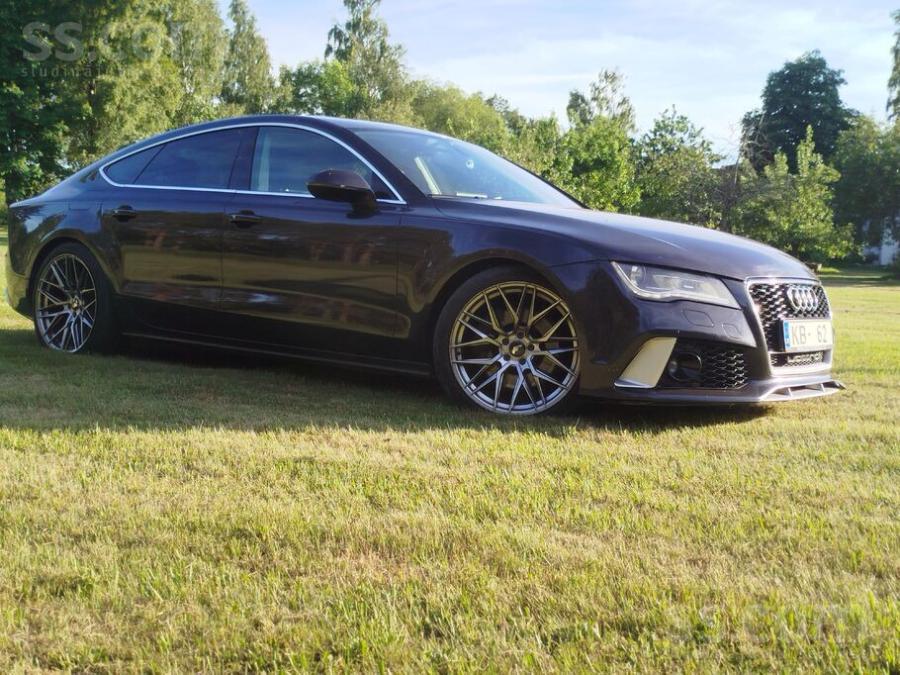 Pelēks Audi A7 Sportback 2010 Liepāja, ar dzinēja tilpumu 3.00 L un nobraukumu 275 tūkst. km par 10800 €, foto 14 vietnē AUTOMOTO.COM.LV