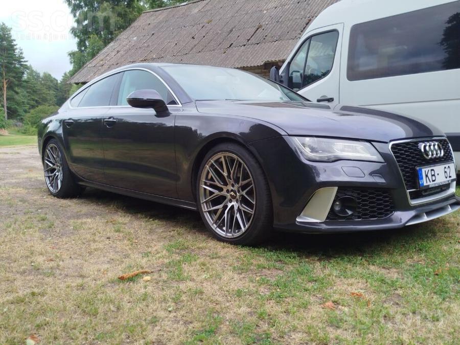 Pelēks Audi A7 Sportback 2010 Liepāja, ar dzinēja tilpumu 3.00 L un nobraukumu 275 tūkst. km par 10800 €, foto 18 vietnē AUTOMOTO.COM.LV