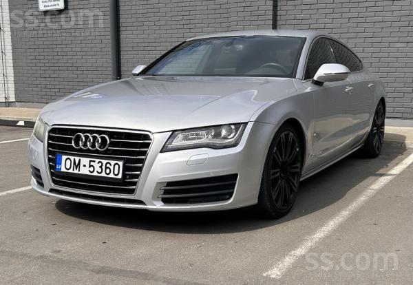 Pelēks Audi A7 Sportback 2010 Rīga, ar dzinēja tilpumu 3.00 L un nobraukumu 328 tūkst. km par 7300 €, foto 1 vietnē AUTOMOTO.COM.LV