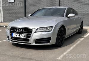 Grey Audi A7 Sportback 2010 in Riga, with an engine capacity of 3.00 L and mileage of 328 thousand km for 7300 €, photo  on AUTOMOTO.COM.LV
