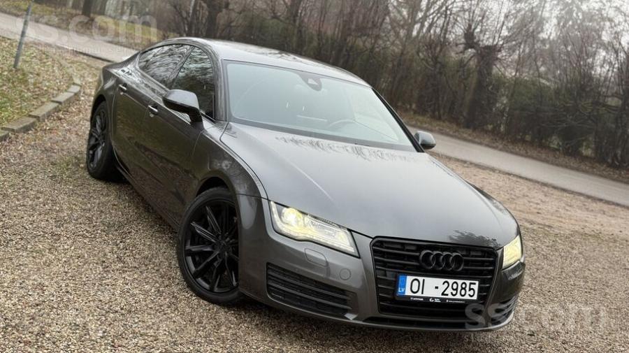 Pelēks Audi A7 Sportback 2011 Jūrmala, ar dzinēja tilpumu 3.00 L un nobraukumu 0 tūkst. km par 12350 €, foto 11 vietnē AUTOMOTO.COM.LV