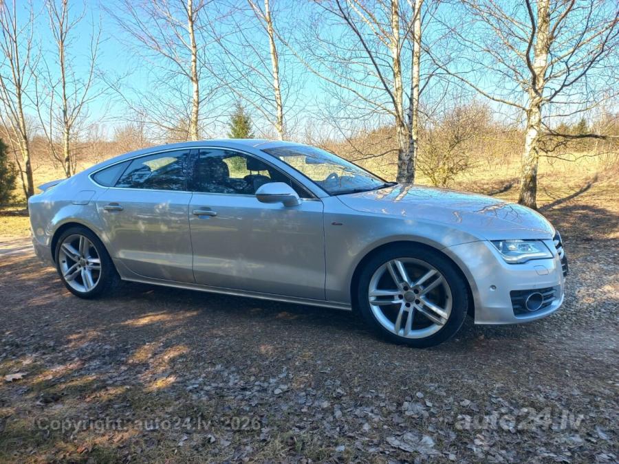 Grey Audi A7 Sportback 2011 in Tartu, with an engine capacity of 3.00 L and mileage of 230 thousand km for 13399 €, photo 7 on AUTOMOTO.COM.LV