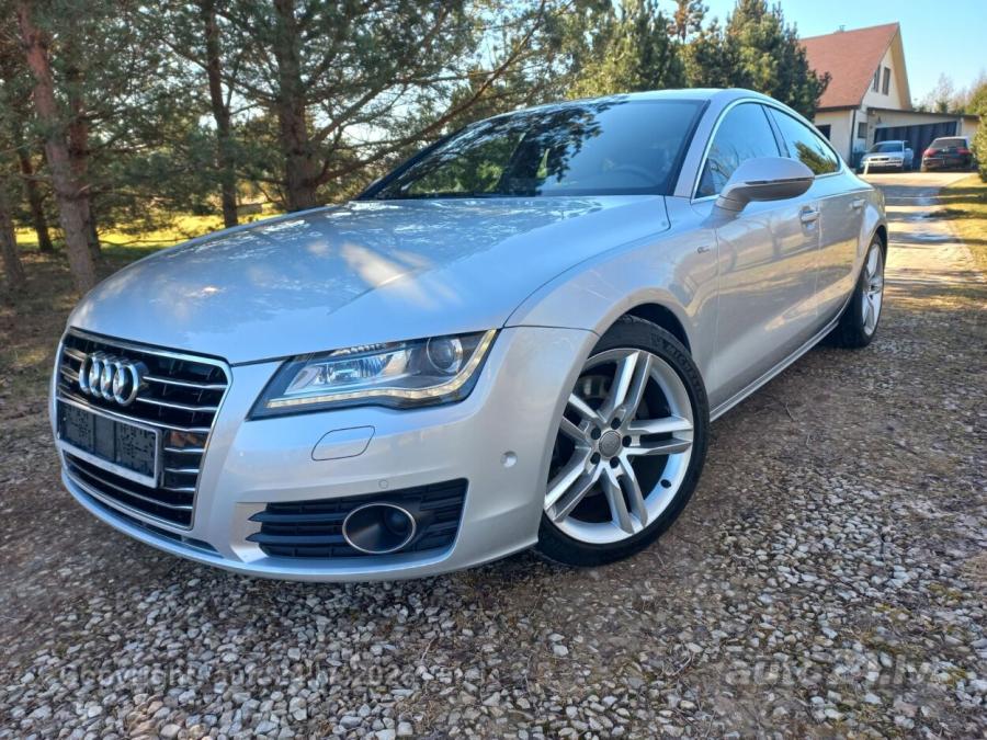 Grey Audi A7 Sportback 2011 in Tartu, with an engine capacity of 3.00 L and mileage of 230 thousand km for 13399 €, photo 1 on AUTOMOTO.COM.LV
