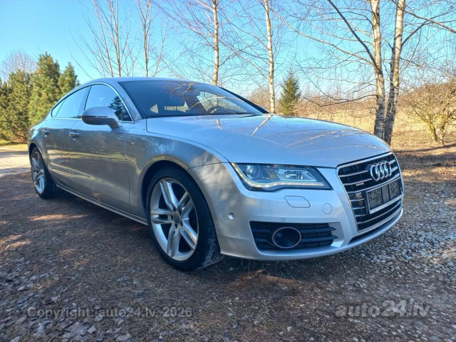 Grey Audi A7 Sportback 2011 in Tartu, with an engine capacity of 3.00 L and mileage of 230 thousand km for 13399 €, photo 5 on AUTOMOTO.COM.LV