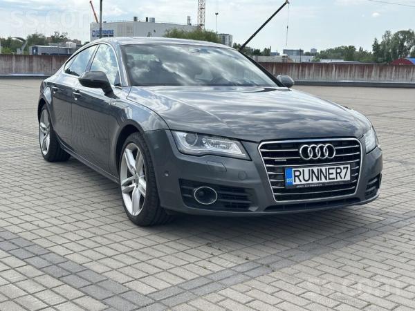 Pelēks Audi A7 Sportback 2011 Rīga, ar dzinēja tilpumu 3.00 L un nobraukumu 309 tūkst. km par 13900 €, foto 2 vietnē AUTOMOTO.COM.LV