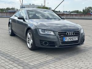 Grey Audi A7 Sportback 2011 in Riga, with an engine capacity of 3.00 L and mileage of 309 thousand km for 13900 €, photo 3 on AUTOMOTO.COM.LV