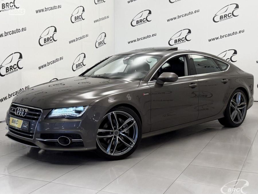 Grey Audi A7 Sportback 2012 in Avizieniai, with an engine capacity of 3.00 L and mileage of 226 thousand km for 10900 €, photo 1 on AUTOMOTO.COM.LV