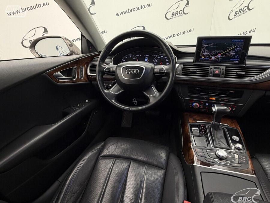 Grey Audi A7 Sportback 2012 in Avizieniai, with an engine capacity of 3.00 L and mileage of 226 thousand km for 10900 €, photo 15 on AUTOMOTO.COM.LV