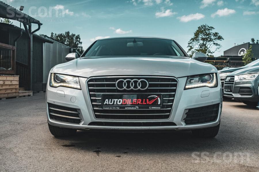 Pelēks Audi A7 Sportback 2012 Rīga, ar dzinēja tilpumu 3.00 L un nobraukumu 0 tūkst. km par 9990 €, foto 5 vietnē AUTOMOTO.COM.LV