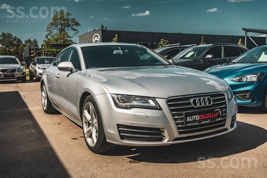 Pelēks Audi A7 Sportback 2012 Rīga, ar dzinēja tilpumu 3.00 L un nobraukumu 0 tūkst. km par 9990 €, foto 7 vietnē AUTOMOTO.COM.LV