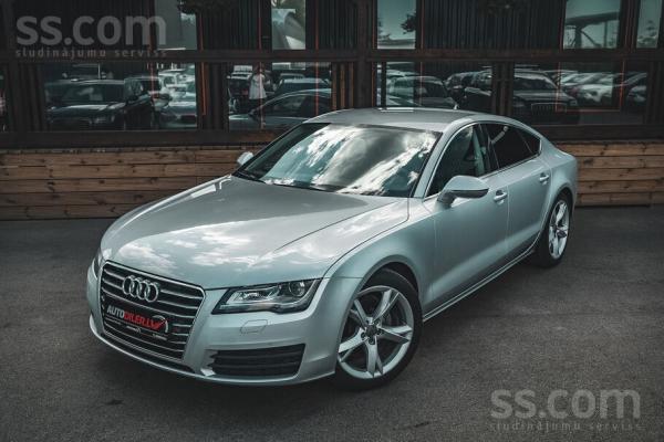 Pelēks Audi A7 Sportback 2012 Rīga, ar dzinēja tilpumu 3.00 L un nobraukumu 0 tūkst. km par 9990 €, foto 2 vietnē AUTOMOTO.COM.LV