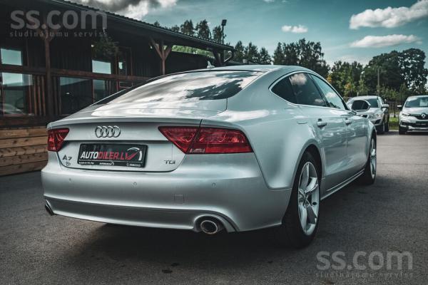Pelēks Audi A7 Sportback 2012 Rīga, ar dzinēja tilpumu 3.00 L un nobraukumu 0 tūkst. km par 9990 €, foto 10 vietnē AUTOMOTO.COM.LV
