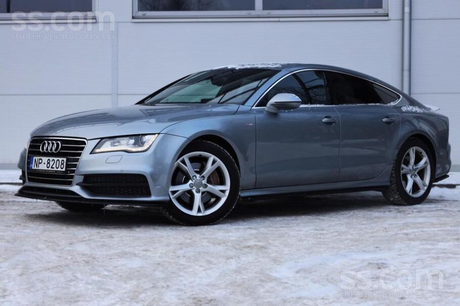 Pelēks Audi A7 Sportback 2013 Rīga, ar dzinēja tilpumu 3.00 L un nobraukumu 0 tūkst. km par 13995 €, foto 1 vietnē AUTOMOTO.COM.LV