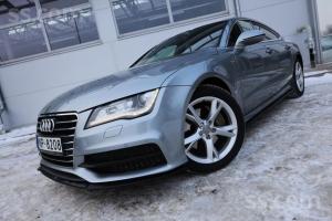 Pelēks Audi A7 Sportback 2013 Rīga, ar dzinēja tilpumu 3.00 L un nobraukumu 0 tūkst. km par 13995 €, foto 2 vietnē AUTOMOTO.COM.LV