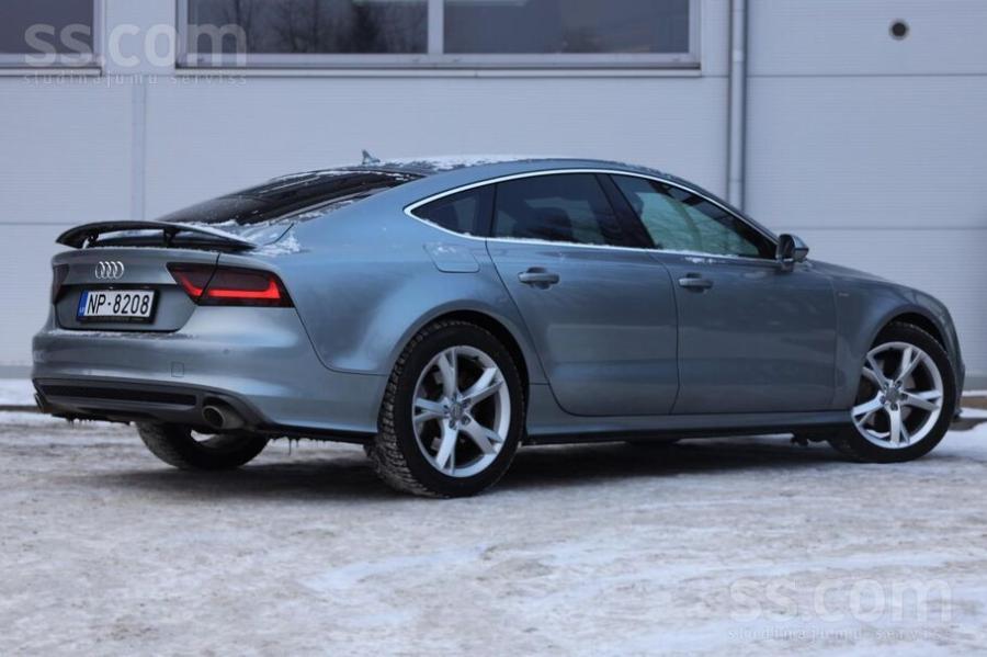 Pelēks Audi A7 Sportback 2013 Rīga, ar dzinēja tilpumu 3.00 L un nobraukumu 0 tūkst. km par 13995 €, foto 7 vietnē AUTOMOTO.COM.LV