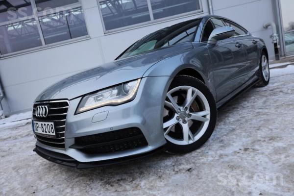 Pelēks Audi A7 Sportback 2013 Rīga, ar dzinēja tilpumu 3.00 L un nobraukumu 0 tūkst. km par 13995 €, foto 2 vietnē AUTOMOTO.COM.LV