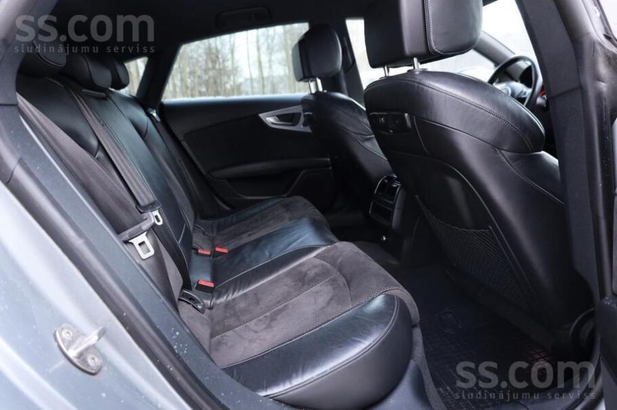 Pelēks Audi A7 Sportback 2013 Rīga, ar dzinēja tilpumu 3.00 L un nobraukumu 0 tūkst. km par 13995 €, foto 17 vietnē AUTOMOTO.COM.LV