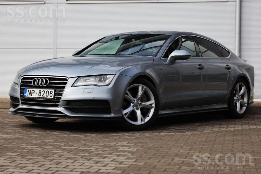 Pelēks Audi A7 Sportback 2013 Rīga, ar dzinēja tilpumu 3.00 L un nobraukumu 0 tūkst. km par 11995 €, foto 1 vietnē AUTOMOTO.COM.LV