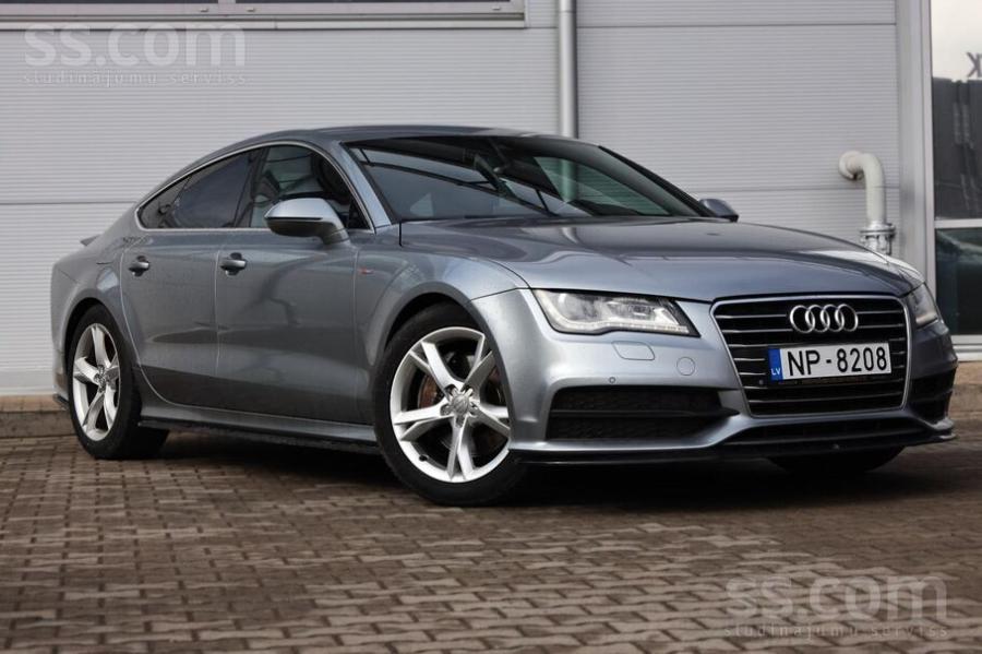 Pelēks Audi A7 Sportback 2013 Rīga, ar dzinēja tilpumu 3.00 L un nobraukumu 0 tūkst. km par 11995 €, foto 4 vietnē AUTOMOTO.COM.LV