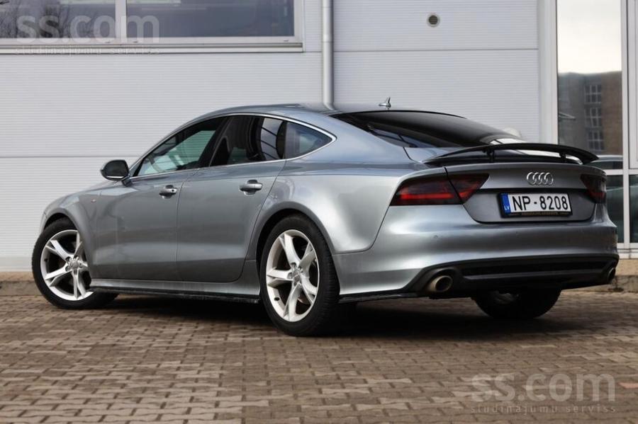 Pelēks Audi A7 Sportback 2013 Rīga, ar dzinēja tilpumu 3.00 L un nobraukumu 0 tūkst. km par 11995 €, foto 6 vietnē AUTOMOTO.COM.LV