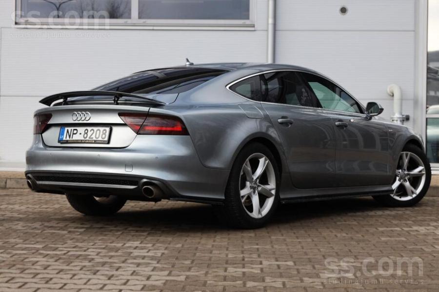Pelēks Audi A7 Sportback 2013 Rīga, ar dzinēja tilpumu 3.00 L un nobraukumu 0 tūkst. km par 11995 €, foto 7 vietnē AUTOMOTO.COM.LV