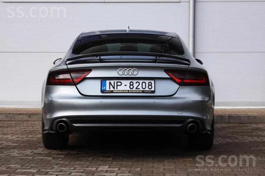 Pelēks Audi A7 Sportback 2013 Rīga, ar dzinēja tilpumu 3.00 L un nobraukumu 0 tūkst. km par 11995 €, foto 8 vietnē AUTOMOTO.COM.LV