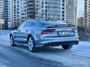 Pelēks Audi A7 Sportback 2013 Rīga, ar dzinēja tilpumu 3.00 L un nobraukumu 274 tūkst. km par 14650 €, foto 3 vietnē AUTOMOTO.COM.LV