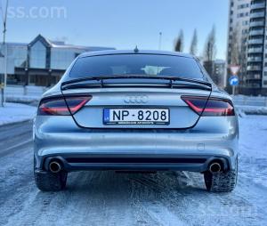 Pelēks Audi A7 Sportback 2013 Rīga, ar dzinēja tilpumu 3.00 L un nobraukumu 274 tūkst. km par 14650 €, foto 4 vietnē AUTOMOTO.COM.LV