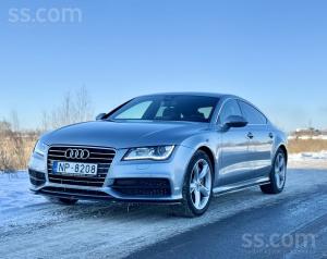 Pelēks Audi A7 Sportback 2013 Rīga, ar dzinēja tilpumu 3.00 L un nobraukumu 274 tūkst. km par 14650 €, foto 6 vietnē AUTOMOTO.COM.LV