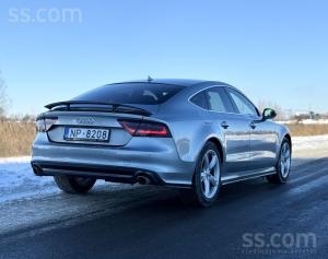 Pelēks Audi A7 Sportback 2013 Rīga, ar dzinēja tilpumu 3.00 L un nobraukumu 274 tūkst. km par 14650 €, foto 9 vietnē AUTOMOTO.COM.LV