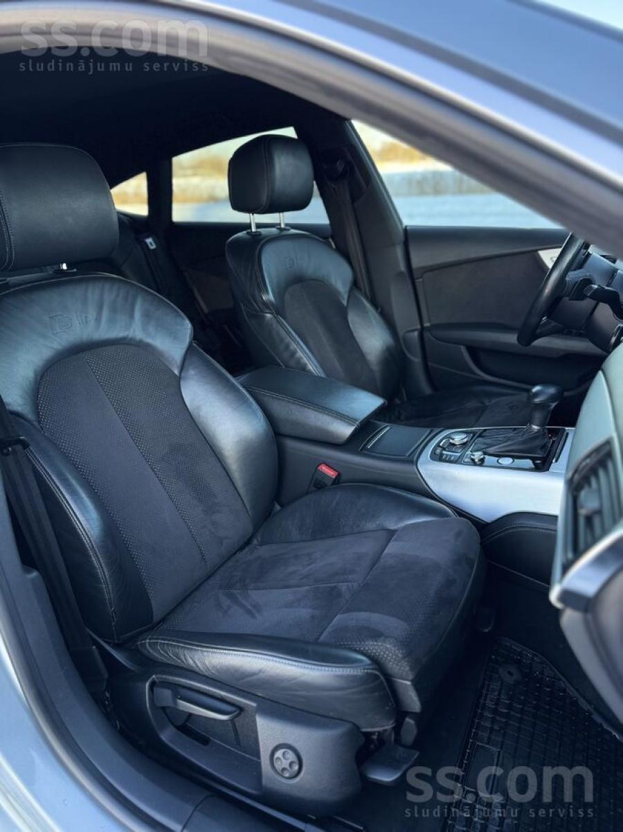 Pelēks Audi A7 Sportback 2013 Rīga, ar dzinēja tilpumu 3.00 L un nobraukumu 274 tūkst. km par 14650 €, foto 11 vietnē AUTOMOTO.COM.LV