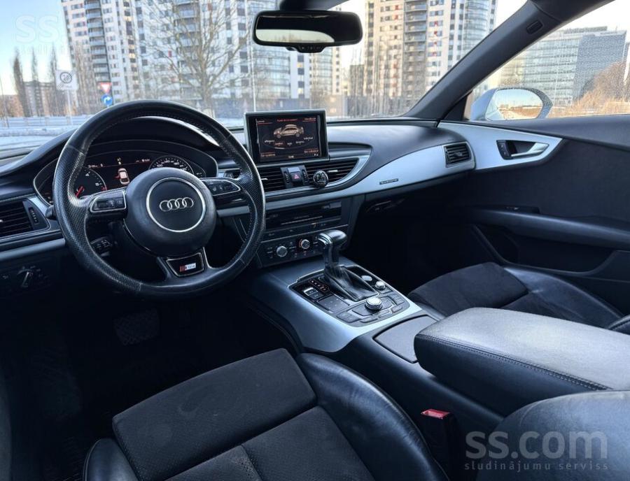 Pelēks Audi A7 Sportback 2013 Rīga, ar dzinēja tilpumu 3.00 L un nobraukumu 274 tūkst. km par 14650 €, foto 13 vietnē AUTOMOTO.COM.LV