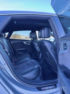 Pelēks Audi A7 Sportback 2013 Rīga, ar dzinēja tilpumu 3.00 L un nobraukumu 274 tūkst. km par 14650 €, foto 14 vietnē AUTOMOTO.COM.LV