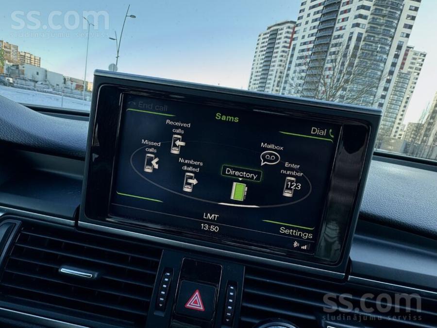 Pelēks Audi A7 Sportback 2013 Rīga, ar dzinēja tilpumu 3.00 L un nobraukumu 274 tūkst. km par 14650 €, foto 19 vietnē AUTOMOTO.COM.LV