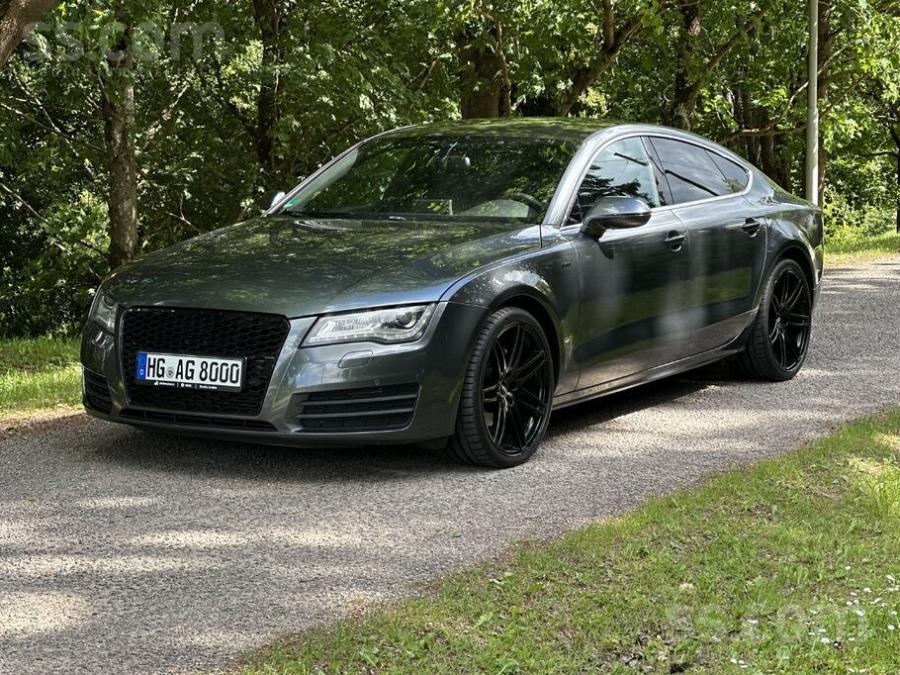 Pelēks Audi A7 Sportback 2013 Talsi, ar dzinēja tilpumu 3.00 L un nobraukumu 186 tūkst. km par 13470 €, foto 1 vietnē AUTOMOTO.COM.LV