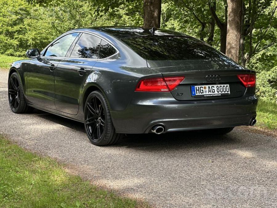 Pelēks Audi A7 Sportback 2013 Talsi, ar dzinēja tilpumu 3.00 L un nobraukumu 186 tūkst. km par 13470 €, foto 3 vietnē AUTOMOTO.COM.LV