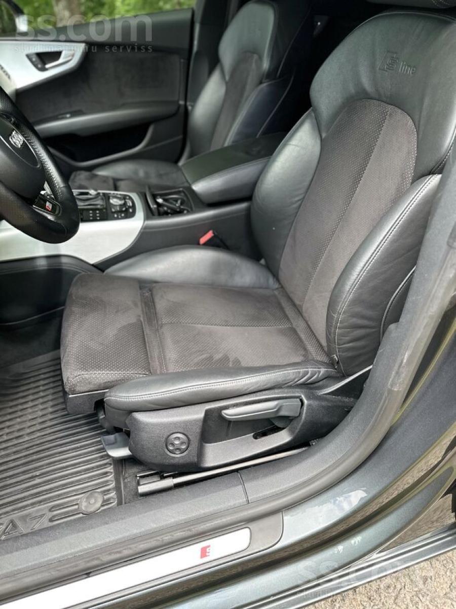 Pelēks Audi A7 Sportback 2013 Talsi, ar dzinēja tilpumu 3.00 L un nobraukumu 186 tūkst. km par 13470 €, foto 11 vietnē AUTOMOTO.COM.LV