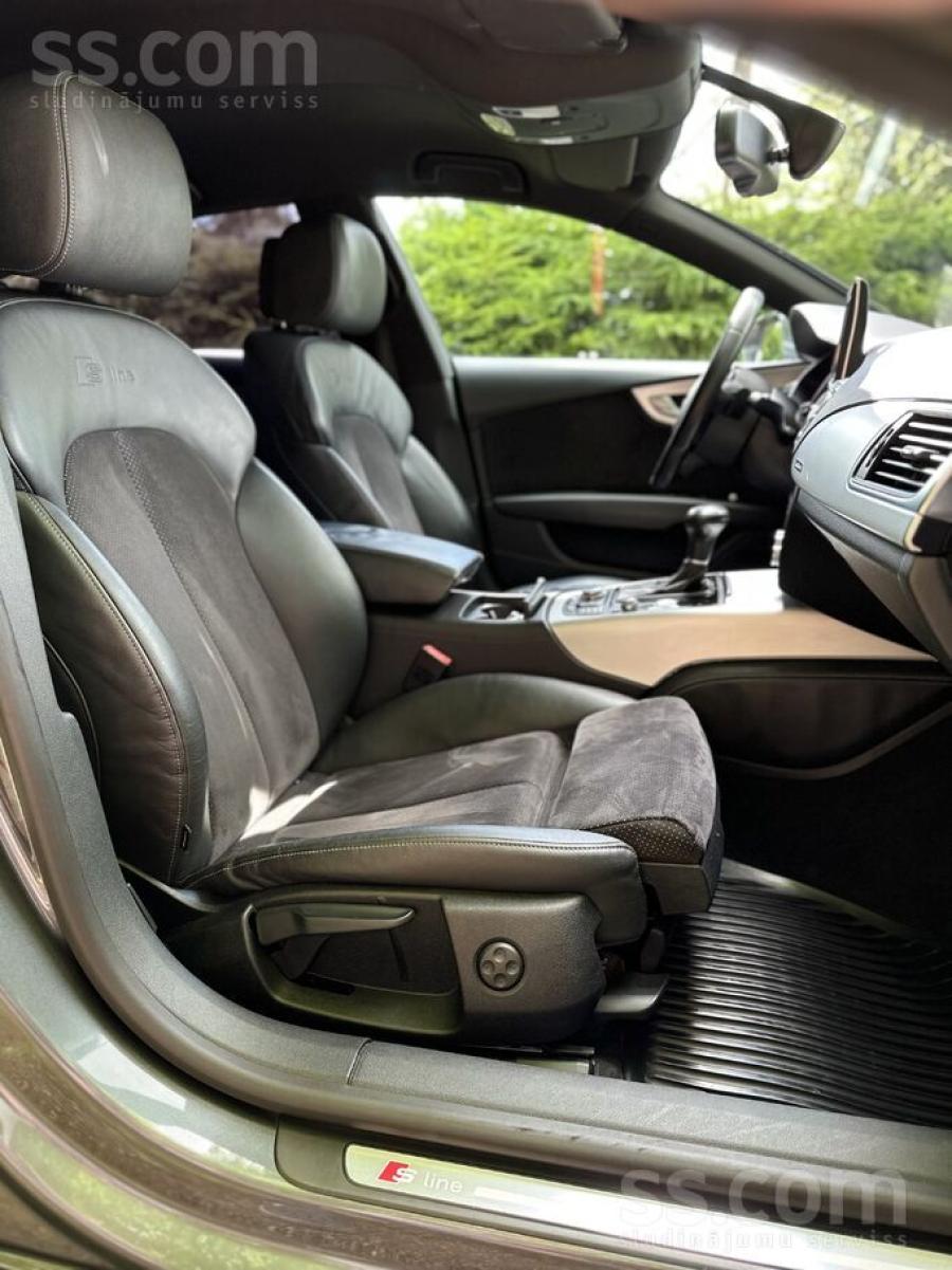 Pelēks Audi A7 Sportback 2013 Talsi, ar dzinēja tilpumu 3.00 L un nobraukumu 186 tūkst. km par 13470 €, foto 22 vietnē AUTOMOTO.COM.LV