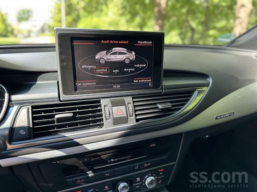 Pelēks Audi A7 Sportback 2013 Talsi, ar dzinēja tilpumu 3.00 L un nobraukumu 186 tūkst. km par 13470 €, foto 30 vietnē AUTOMOTO.COM.LV
