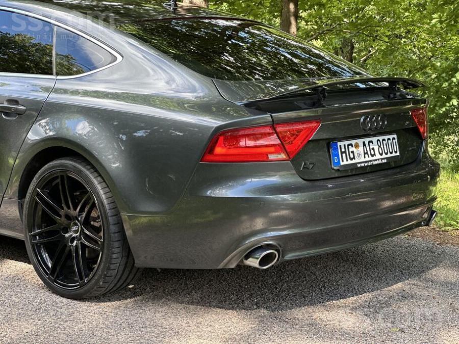 Pelēks Audi A7 Sportback 2013 Talsi, ar dzinēja tilpumu 3.00 L un nobraukumu 186 tūkst. km par 13470 €, foto 33 vietnē AUTOMOTO.COM.LV
