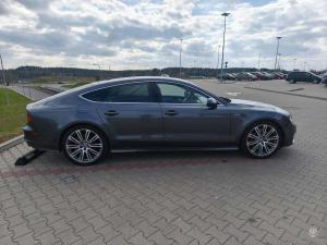 Pelēks Audi A7 Sportback 2013 Viļņa, ar dzinēja tilpumu 3.00 L un nobraukumu 224 tūkst. km par 9700 €, foto 5 vietnē AUTOMOTO.COM.LV