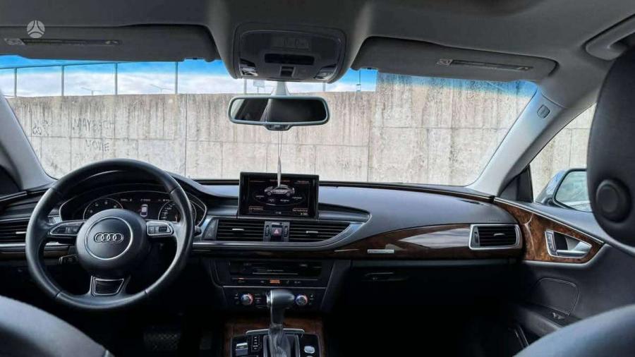 Pelēks Audi A7 Sportback 2013 Viļņa, ar dzinēja tilpumu 3.00 L un nobraukumu 224 tūkst. km par 9700 €, foto 16 vietnē AUTOMOTO.COM.LV